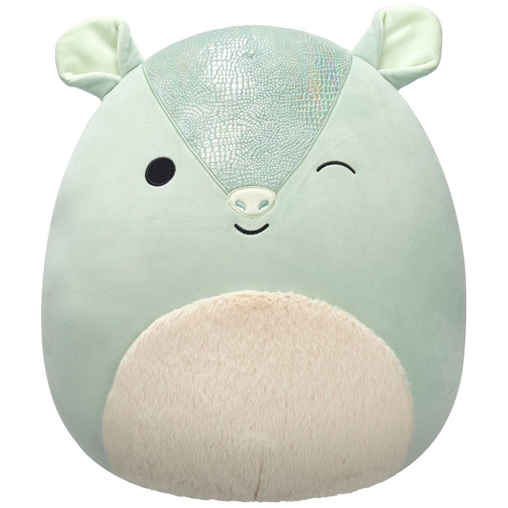 Original Squishmallows Plush Arilla the Green Armadillo 40cm | Smyths Toys UK