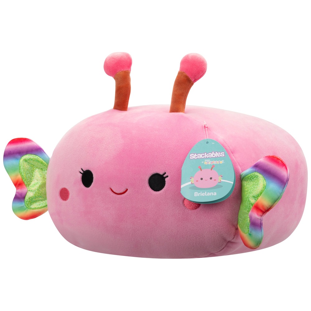 Squishmallows Stackables Kuscheltier Brielana der Schmetterling 30 cm | Smyths Toys Österreich