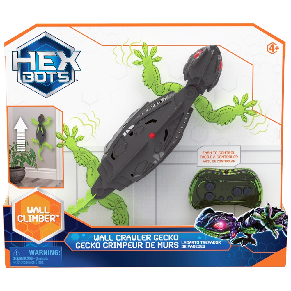 Hex Bots Roboter Spielzeug Wandflitzer-Gecko mit Fernbedienung | Smyths ...