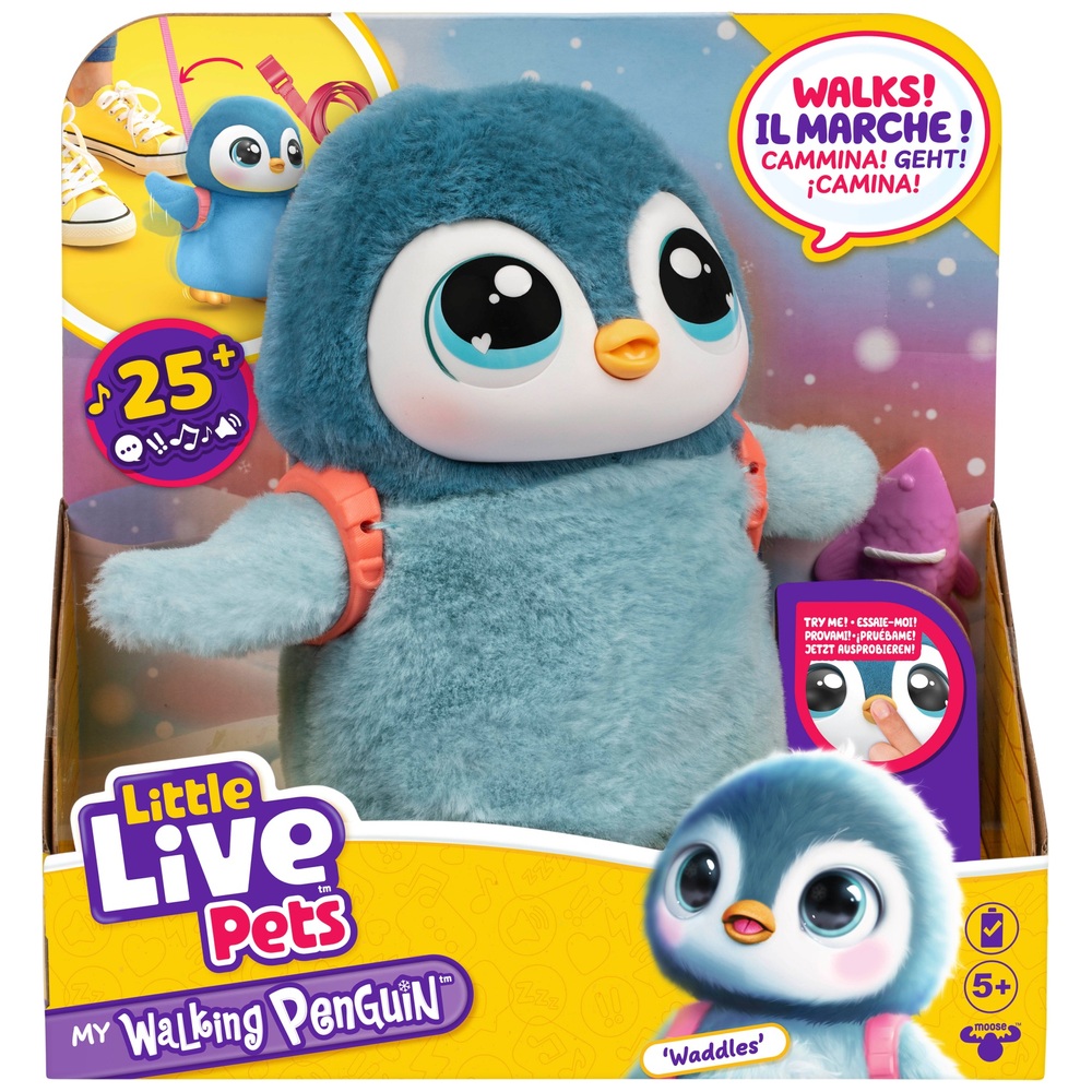 Little Live Pets My Walking Penguin Waddles Plush Toy | Smyths Toys UK
