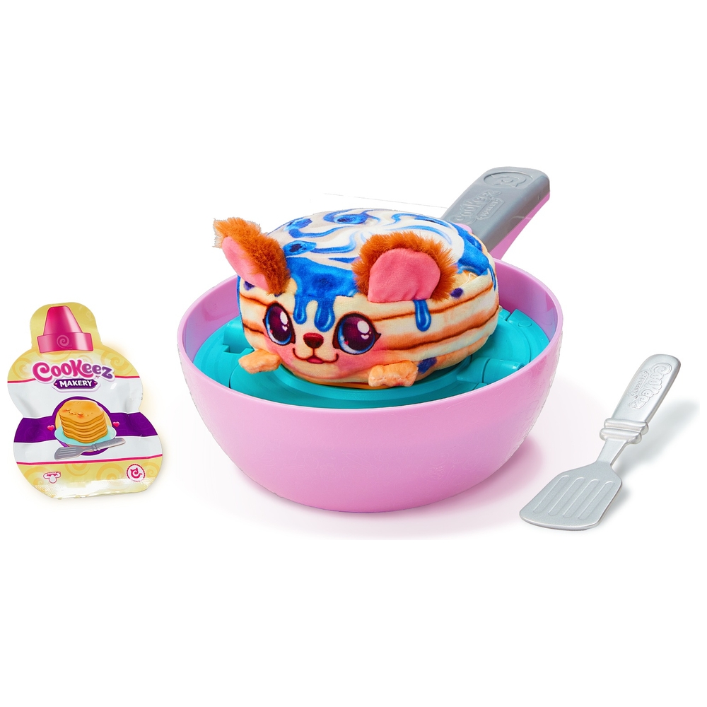 Cookeez Makery Pancake Treatz Surprise Interactive Plush Playset ...