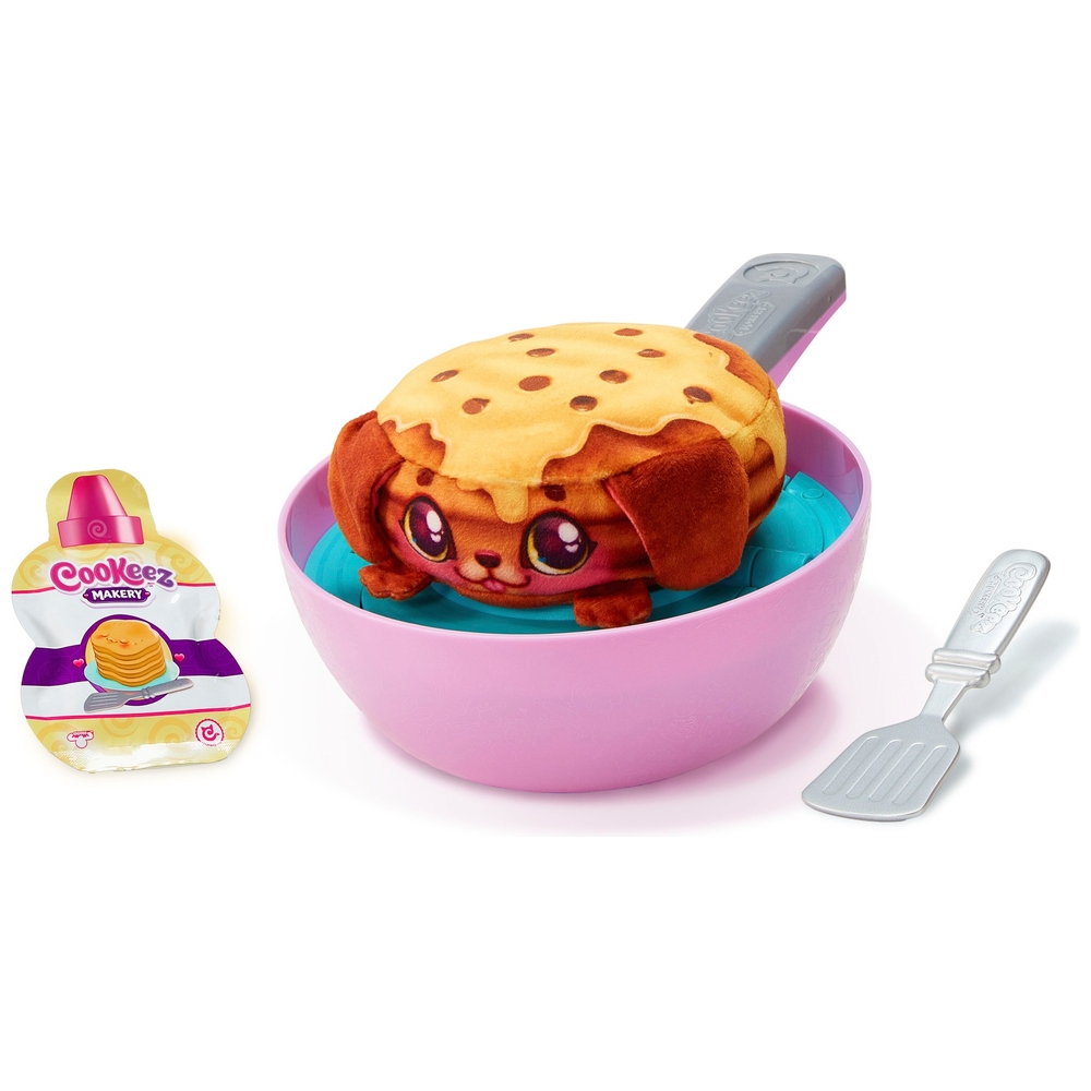 Cookeez Makery Pancake Treatz Surprise Interactive Plush Playset ...