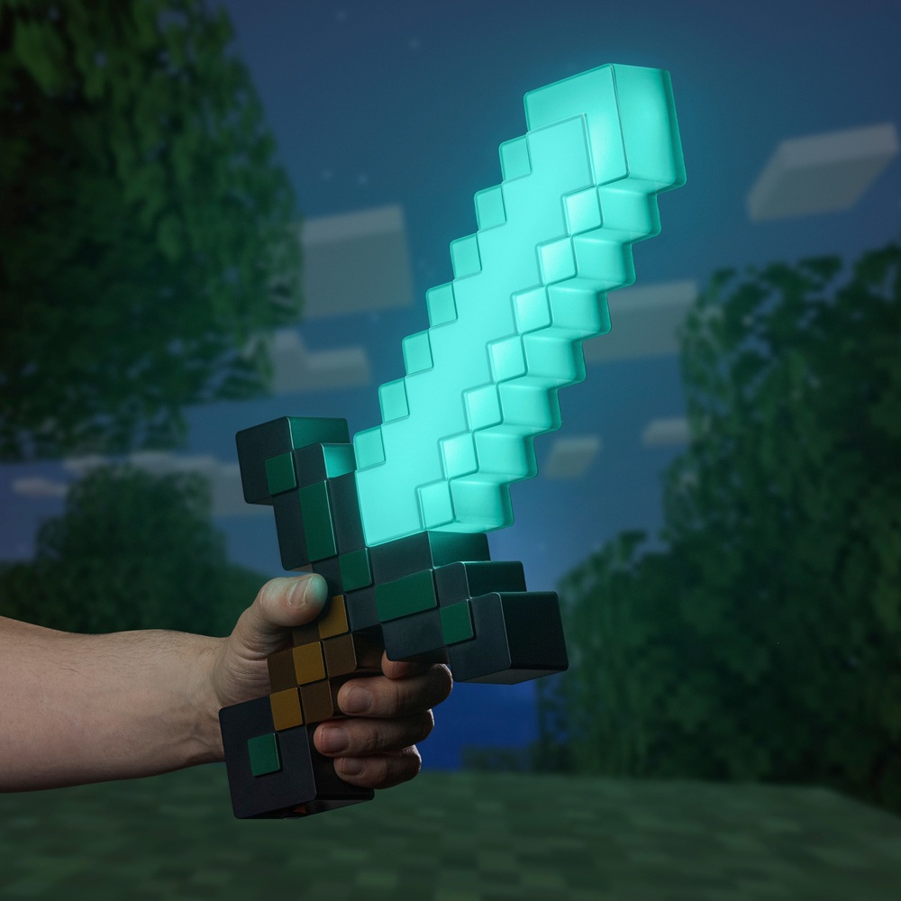 Minecraft Diamond Sword Light | Smyths Toys UK