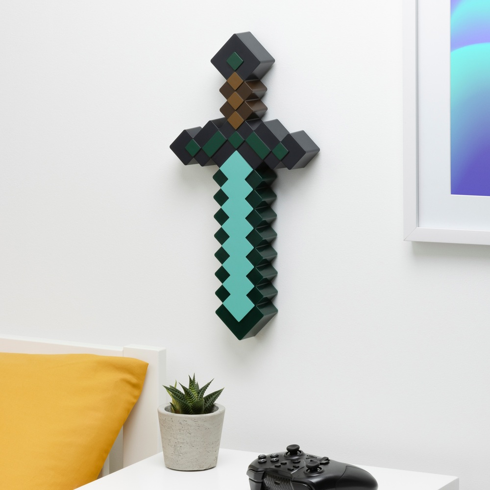 Minecraft Diamond Sword Light | Smyths Toys UK