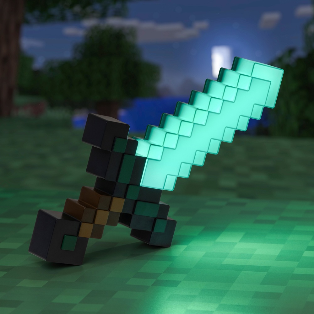 Minecraft Diamond Sword Light | Smyths Toys UK