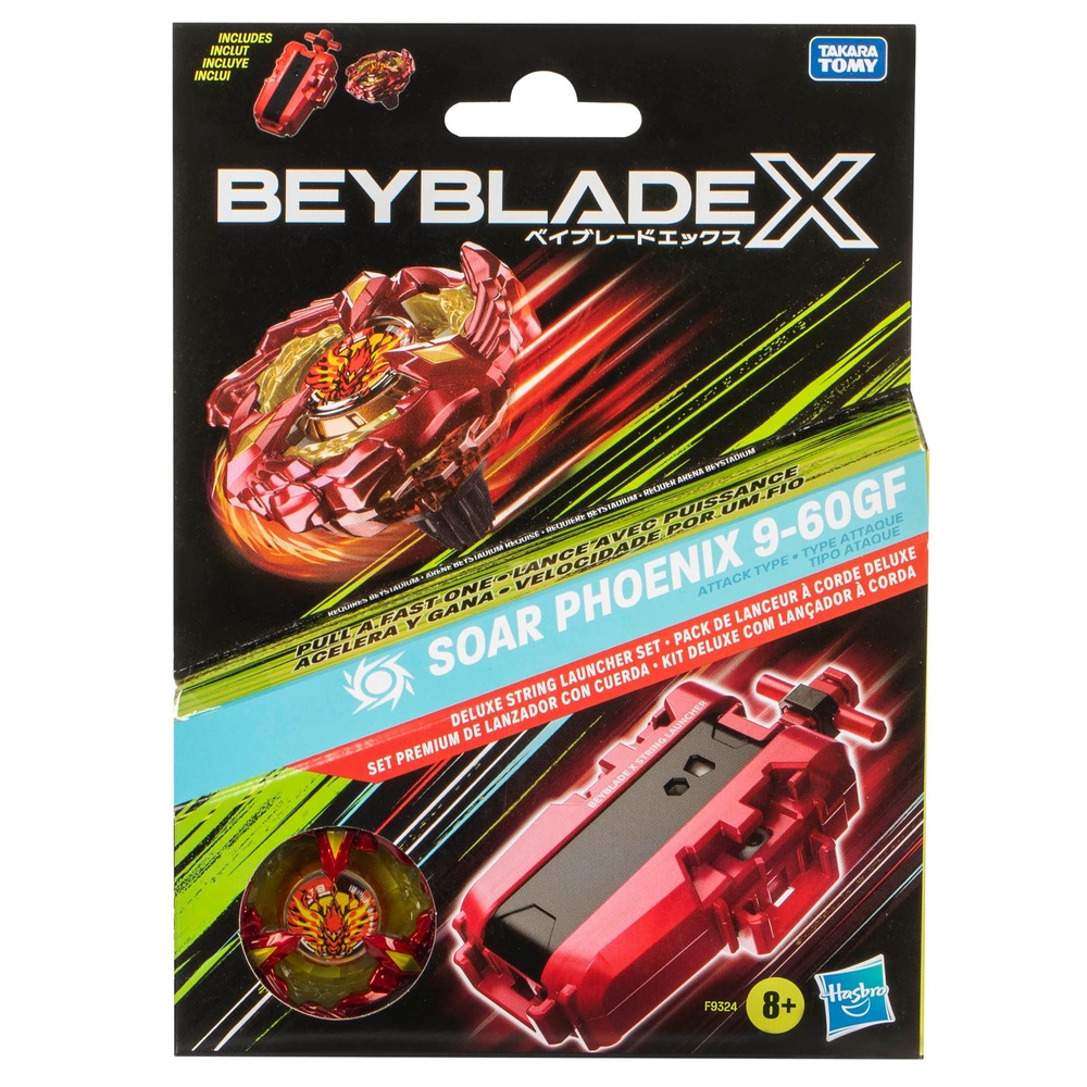 Beyblade X Soar Phoenix 9-60GF Deluxe String Launcher Set | Smyths Toys UK
