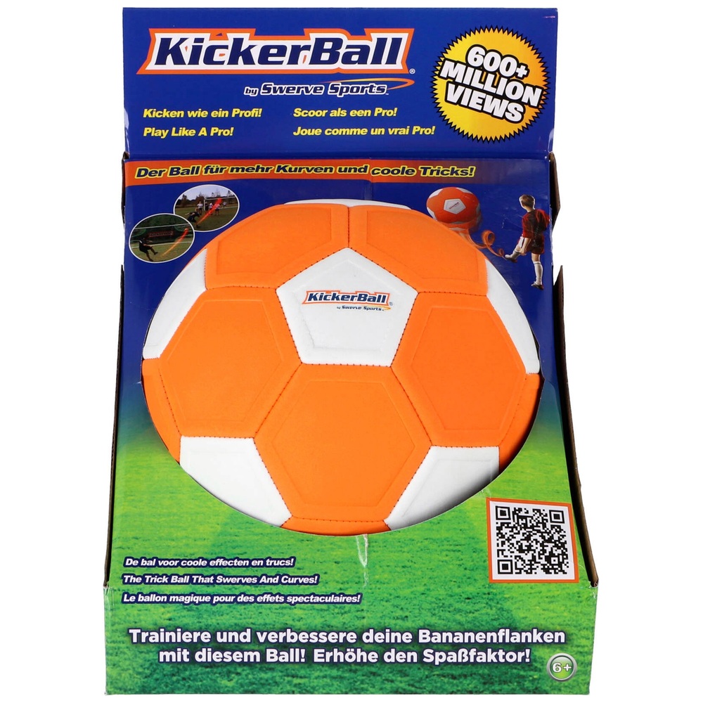 Swerve Ball Fußball KickerBall Gr. 4 orange/weiß | Smyths Toys Deutschland