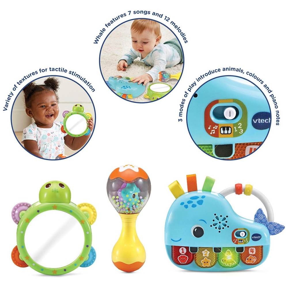 VTech Baby Ocean Buddies Animal Band Musical Toys Set | Smyths Toys UK