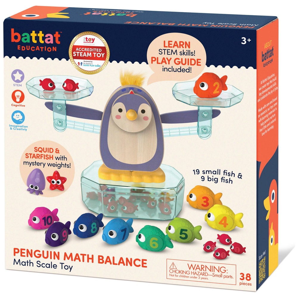 Battat Education Math Scale Penguin Toy | Smyths Toys UK