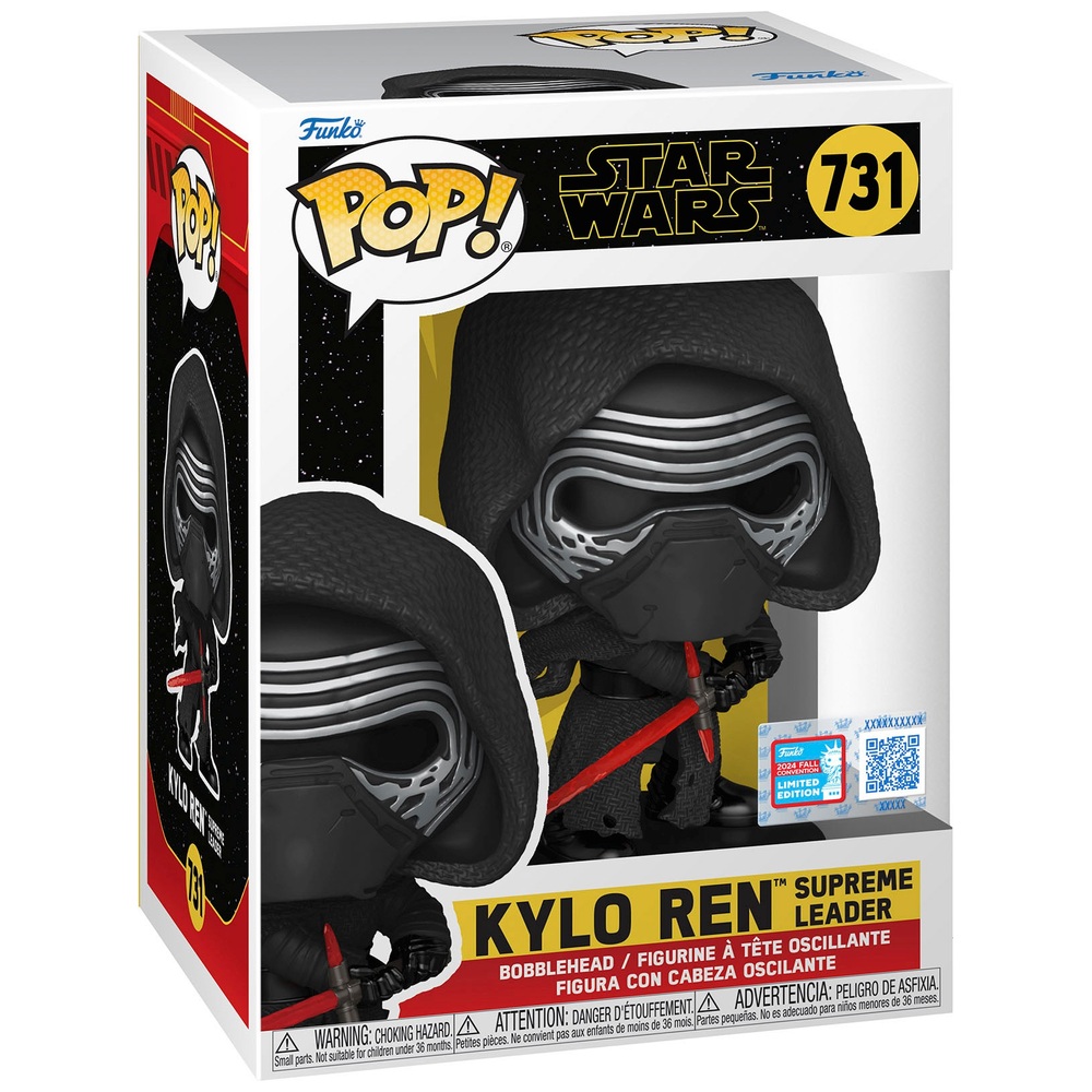 Funko POP 731 Star Wars Kylo Ren Supreme Leader with Hood Smyths Toys UK