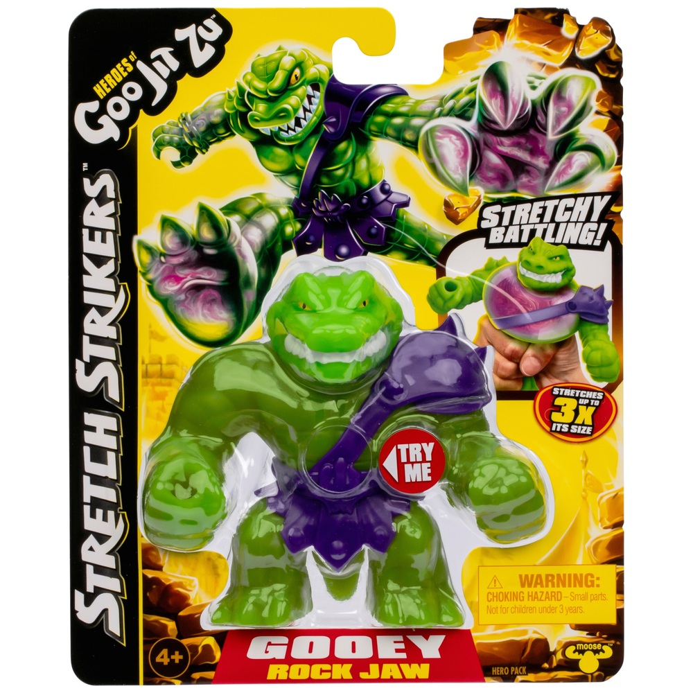 Heroes of Goo Jit Zu Stretch Striker elastischer Rock Jaw | Smyths Toys ...