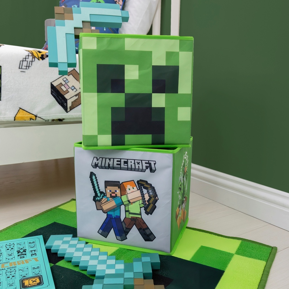 Minecraft Aufbewahrungsbox 2er Pack | Smyths Toys Schweiz