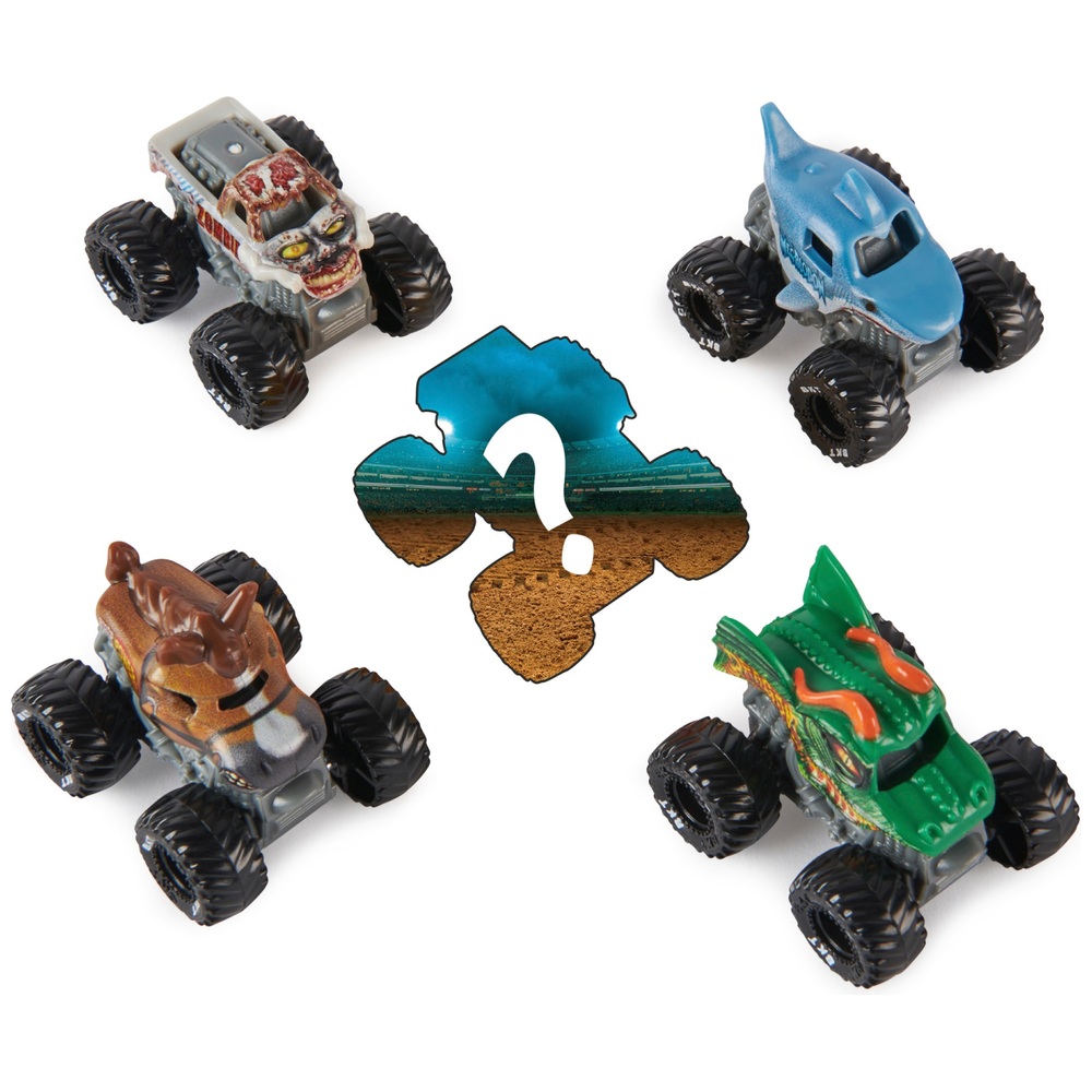 Monster Jam Monster Trucks Mini Jams Diecast 1:87 Scale 5 Pack ...