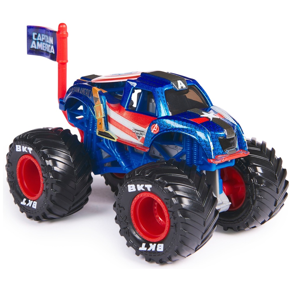 Monster Jam Marvel Monster Trucks Diecast 1:64 Scale Assortment ...
