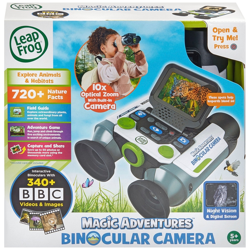 LeapFrog Magic Adventures Toy Binocular Camera | Smyths Toys UK