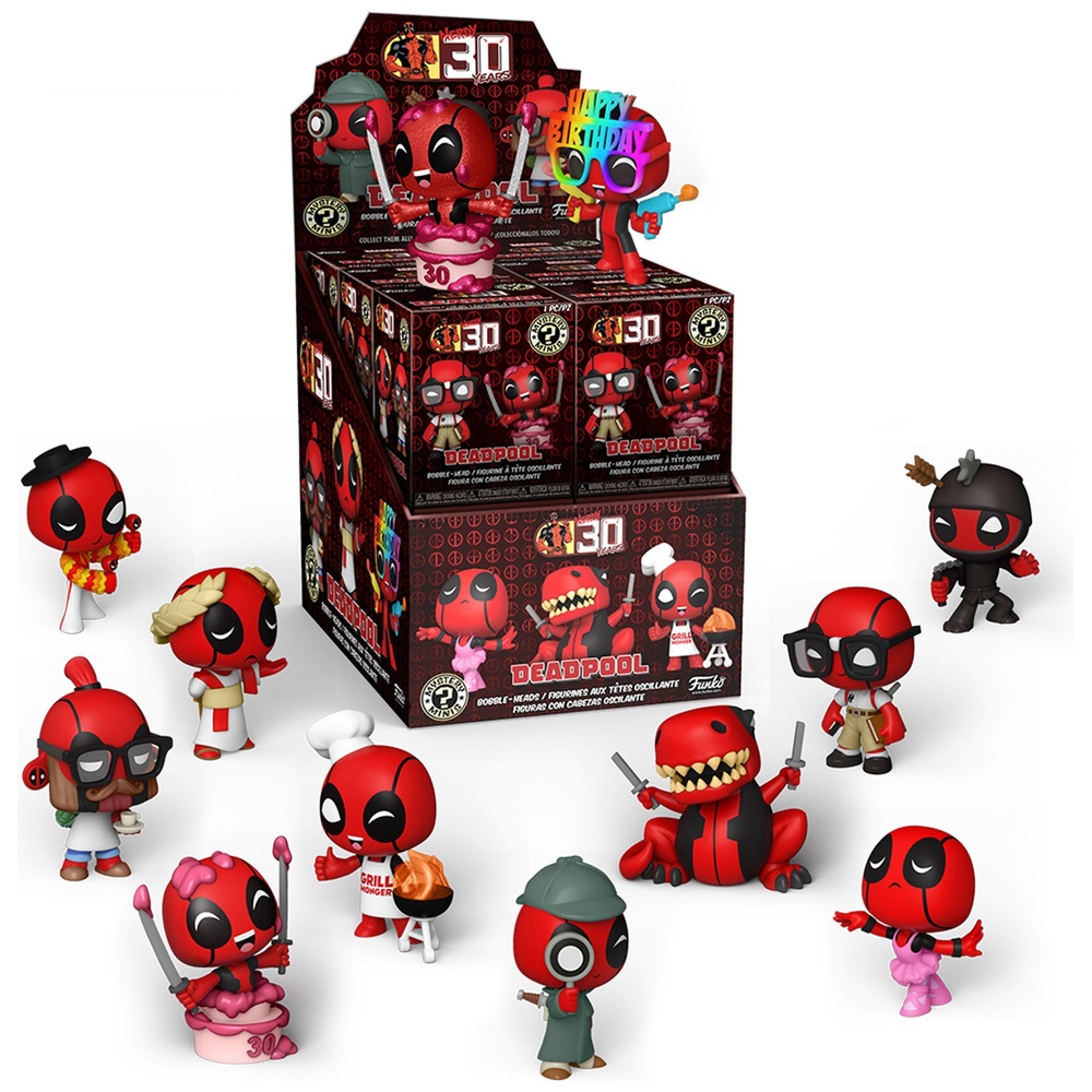 Funko POP! Mystery Minis: Deadpool 30th Anniversary Assortment | Smyths ...