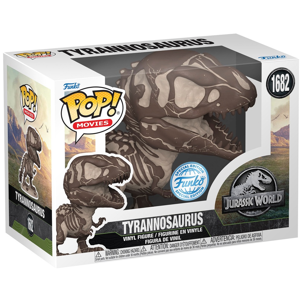 Funko POP! Figur 1682 Jurassic World Tyrannosaurus Rex Fossil | Smyths ...
