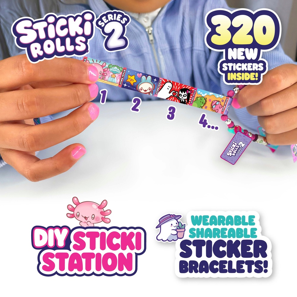 Sticki Rolls Sticker Jewellery Making Set | Smyths Toys UK