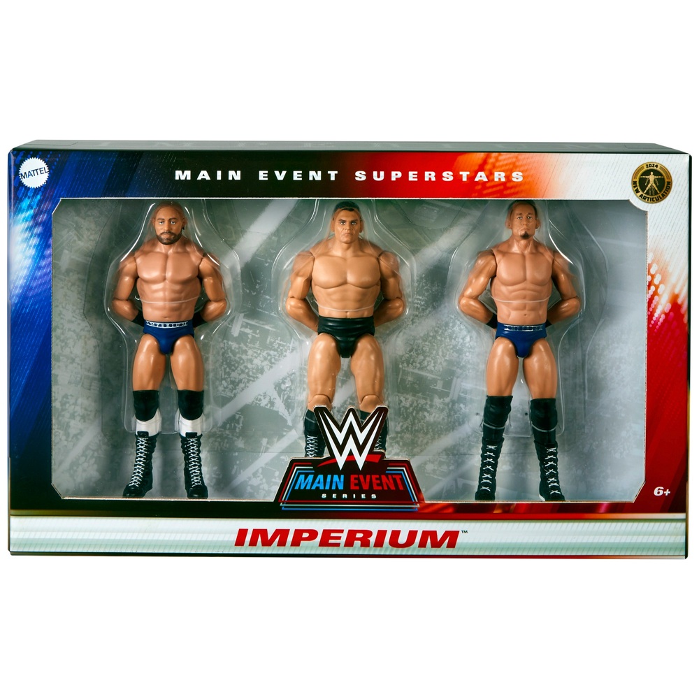 WWE Main Event Action Figures 3 Pack Imperium | Smyths Toys UK