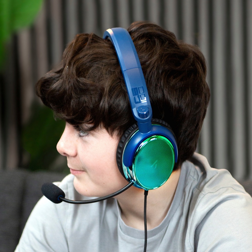 Stealth C6-100 Multi-Format Gaming Headset - Green & Blue | Smyths Toys UK