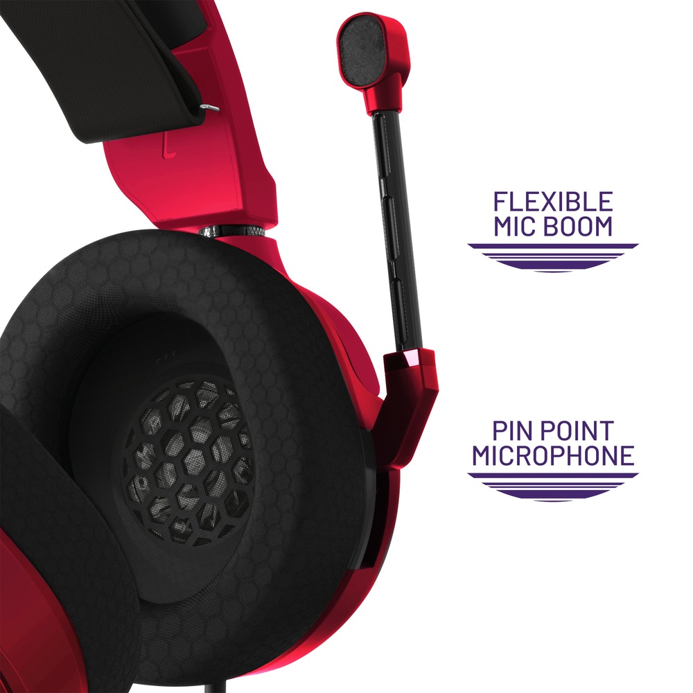 Stealth Eclipse Multi-Format Gaming Headset - Red | Smyths Toys Ireland