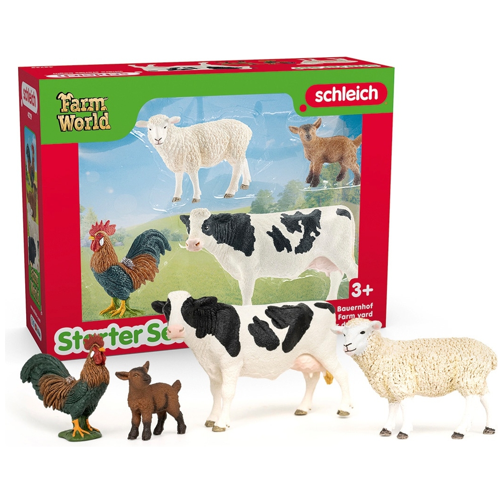 schleich Farm World 42729 Animal Figures Starter Set | Smyths Toys UK