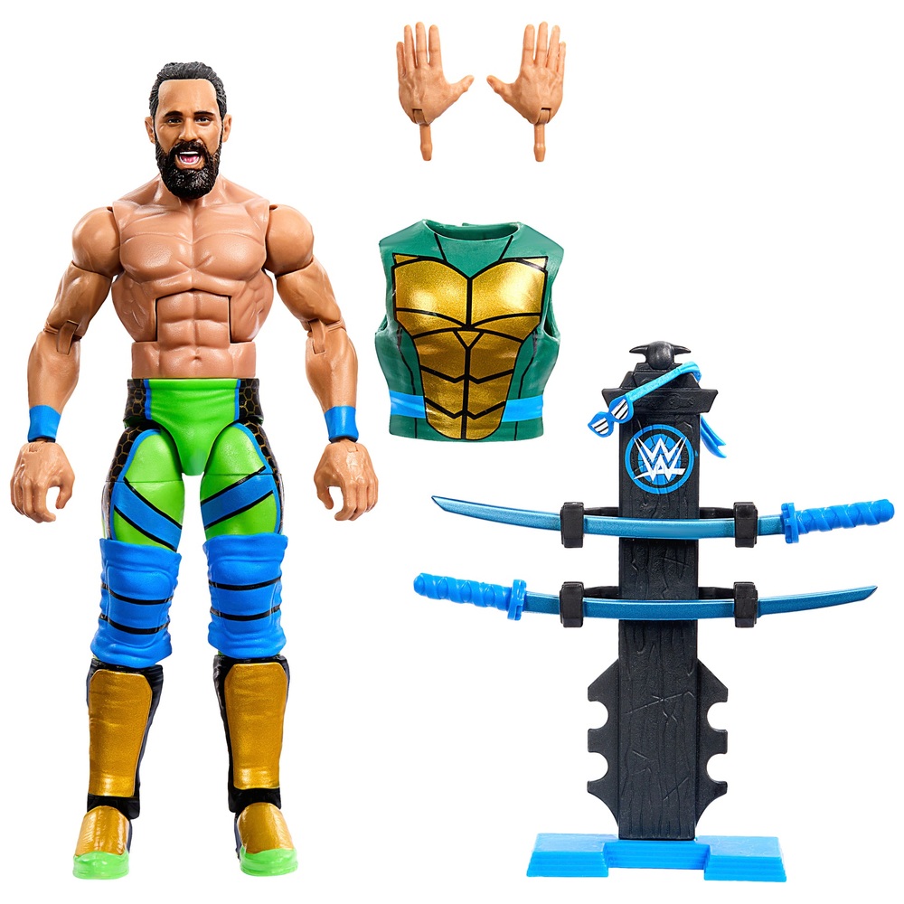WWE x Teenage Mutant Ninja Turtles Figur Elite Collection Seth Rollins ...