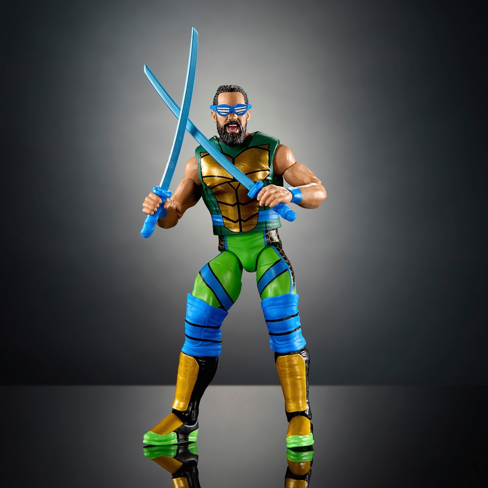 WWE x Teenage Mutant Ninja Turtles Wrestling Figur Elite Collection ...