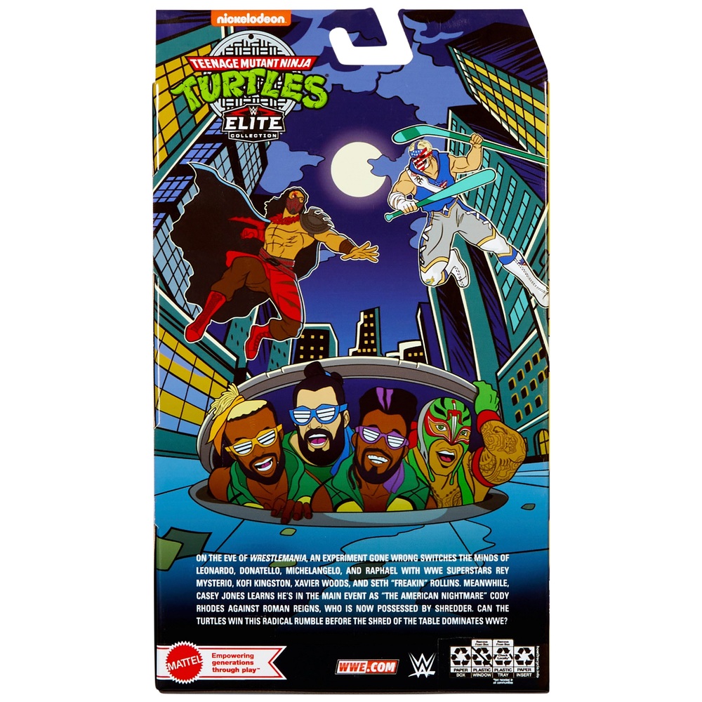 WWE x Teenage Mutant Ninja Turtles Elite Collection Figur Cody Rhodes ...