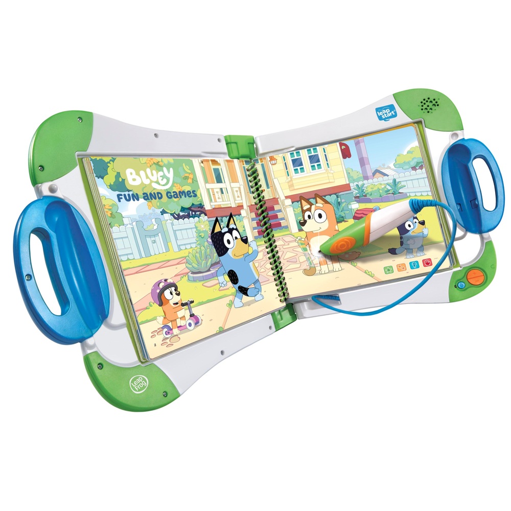 LeapFrog LeapStart Bluey Interactive Learning System Bundle | Smyths ...