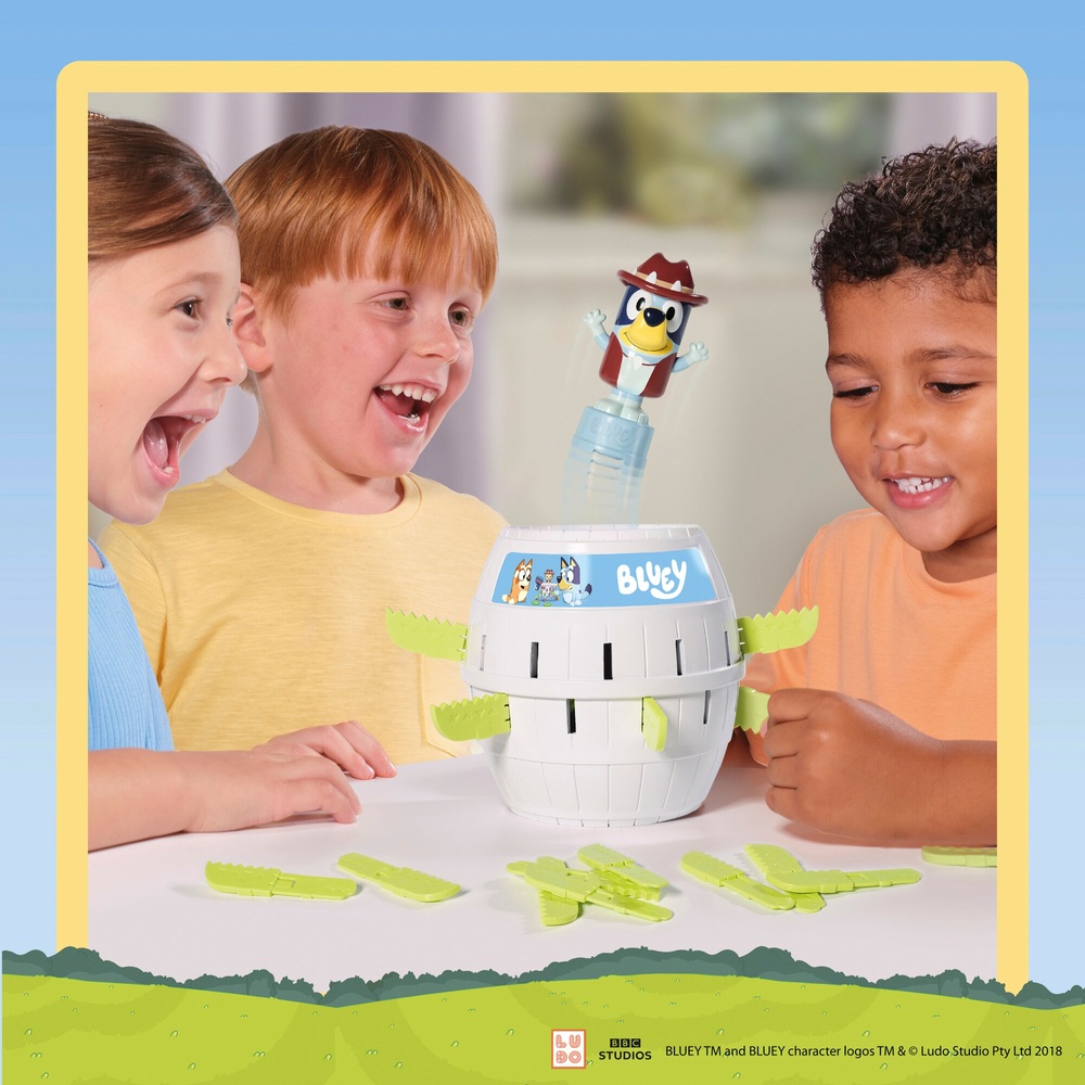 TOMY Pop-Up Bluey Game | Smyths Toys UK