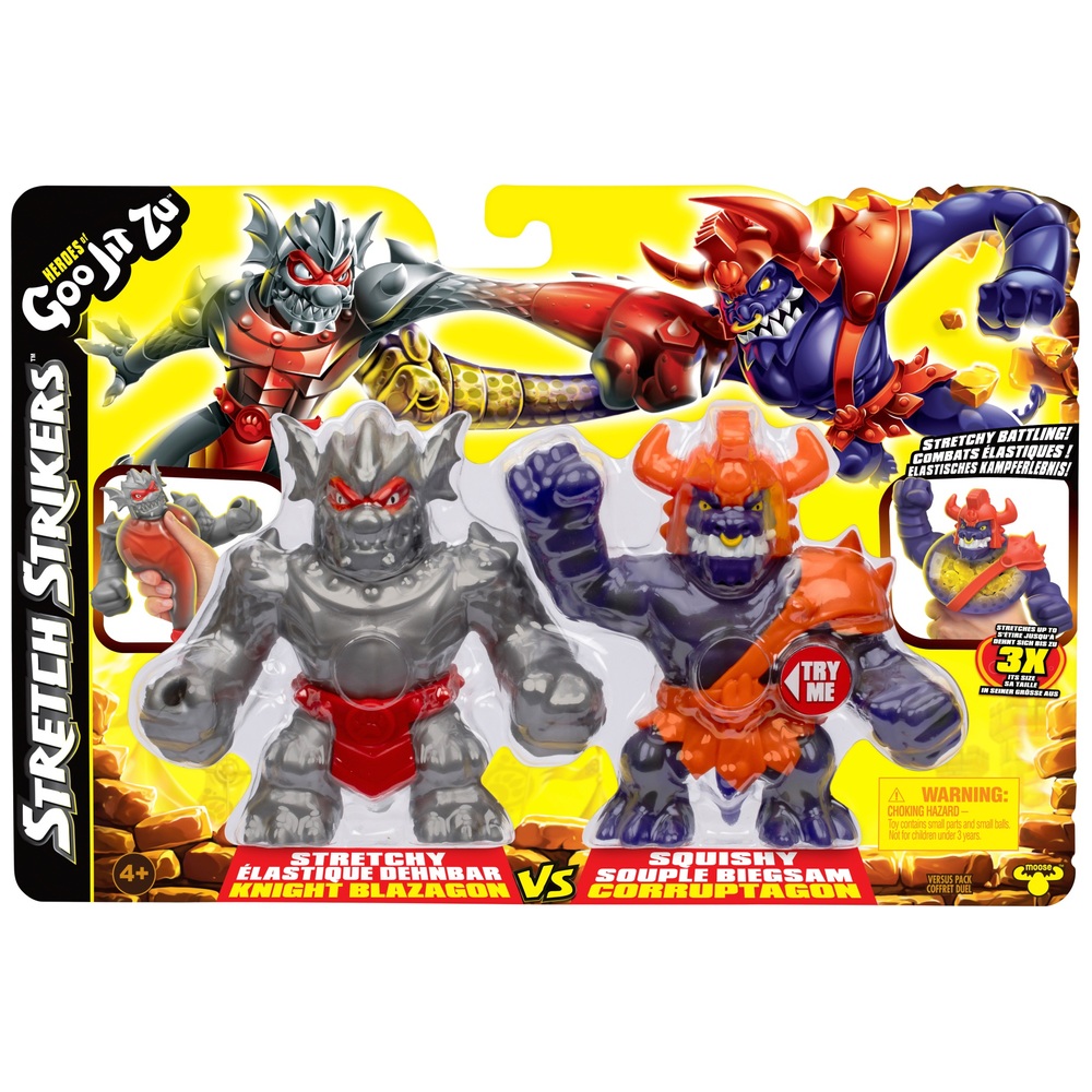 Heroes of Goo Jit Zu Stretch Striker Figuren Ritter Blazagon vs ...