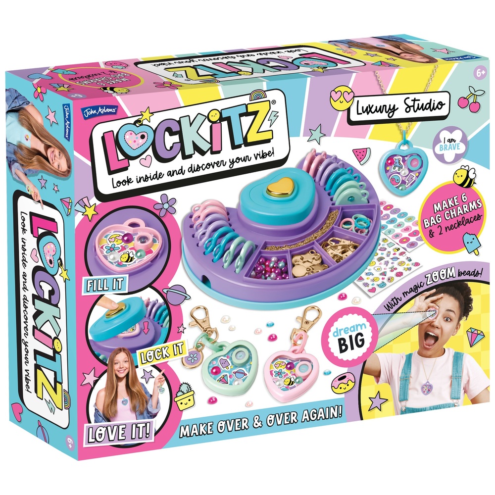 Lockitz Charm Keychain Making Luxury Studio | Smyths Toys Ireland