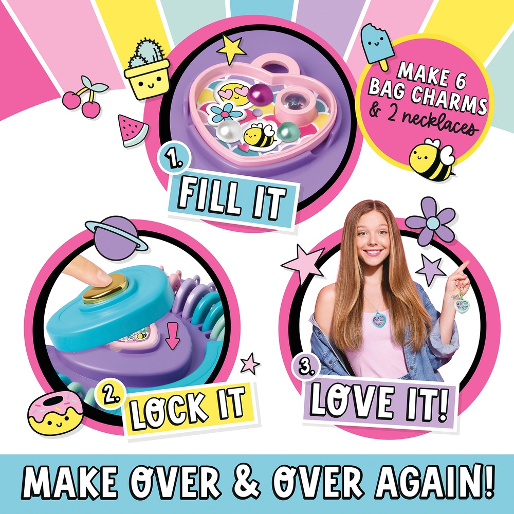 Lockitz Charm Keychain Making Luxury Studio | Smyths Toys Ireland
