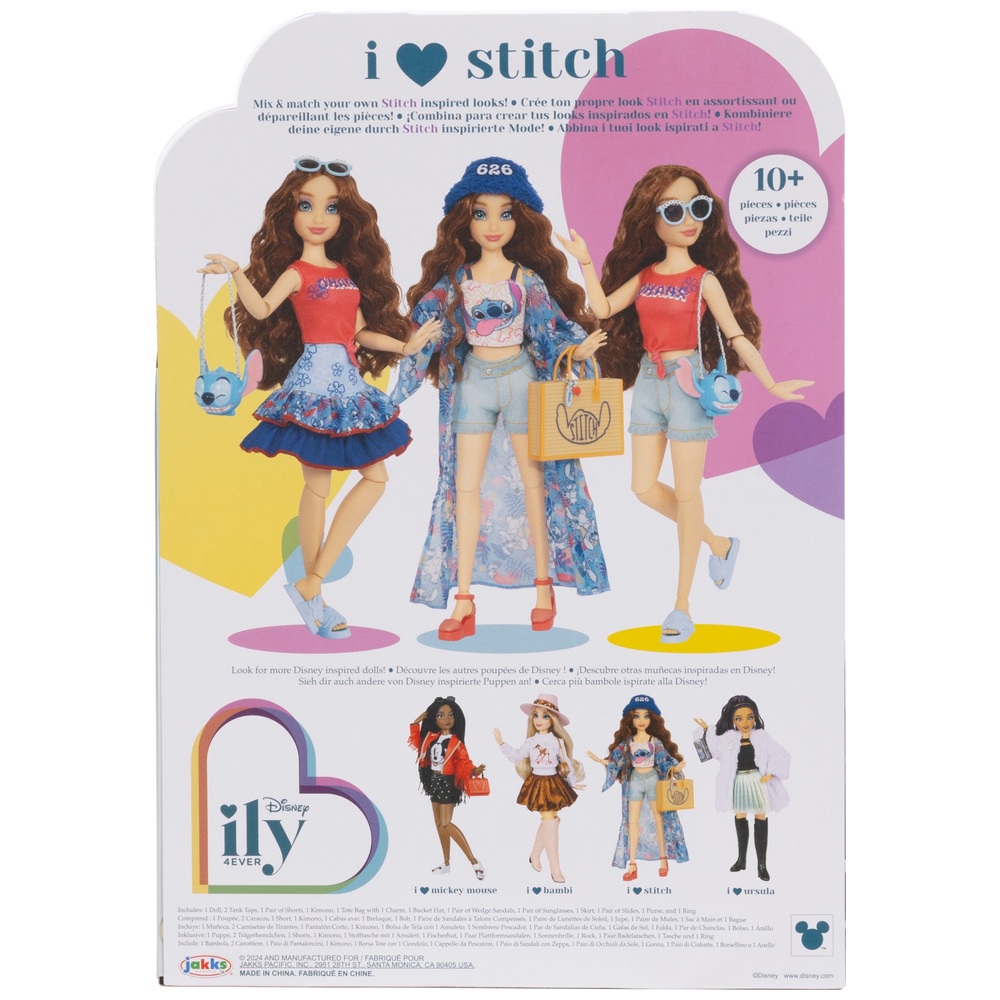 iLY 4Ever Disney Fashion Doll Stitch | Smyths Toys Ireland