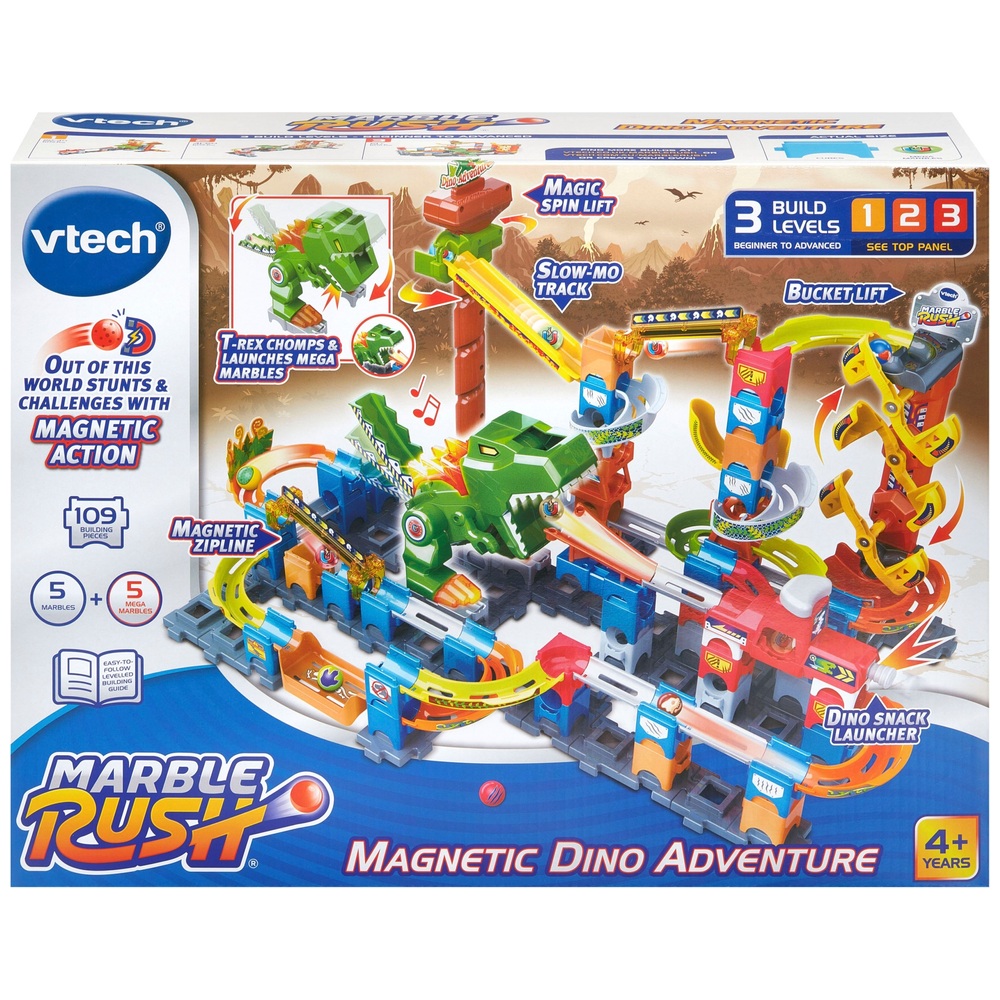 VTech Marble Rush Magnetic Dino Adventure | Smyths Toys UK