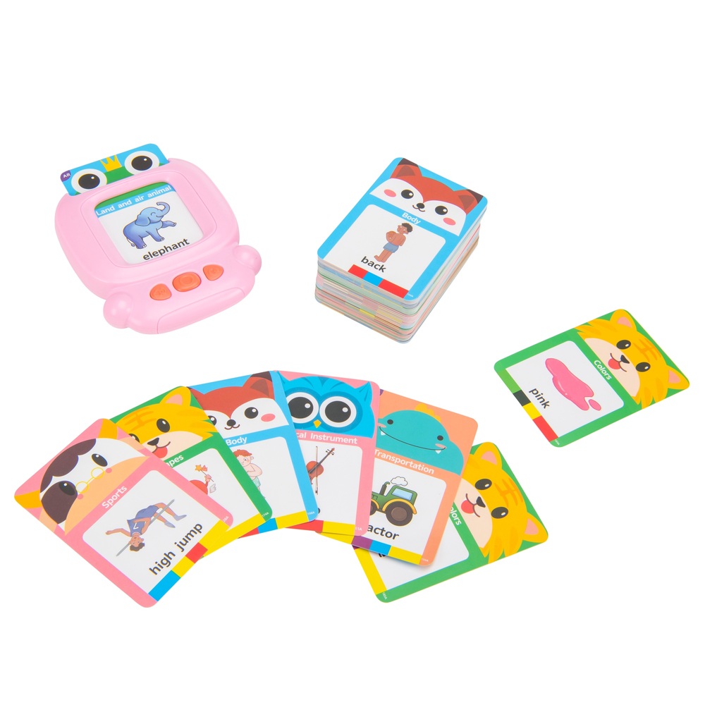 Talking Flash Cards Early Educational Toy Pink | Smyths Toys UK