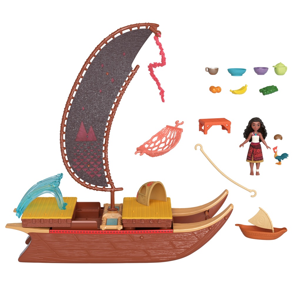 Disney Moana 2 Playset Transforming Boat | Smyths Toys UK