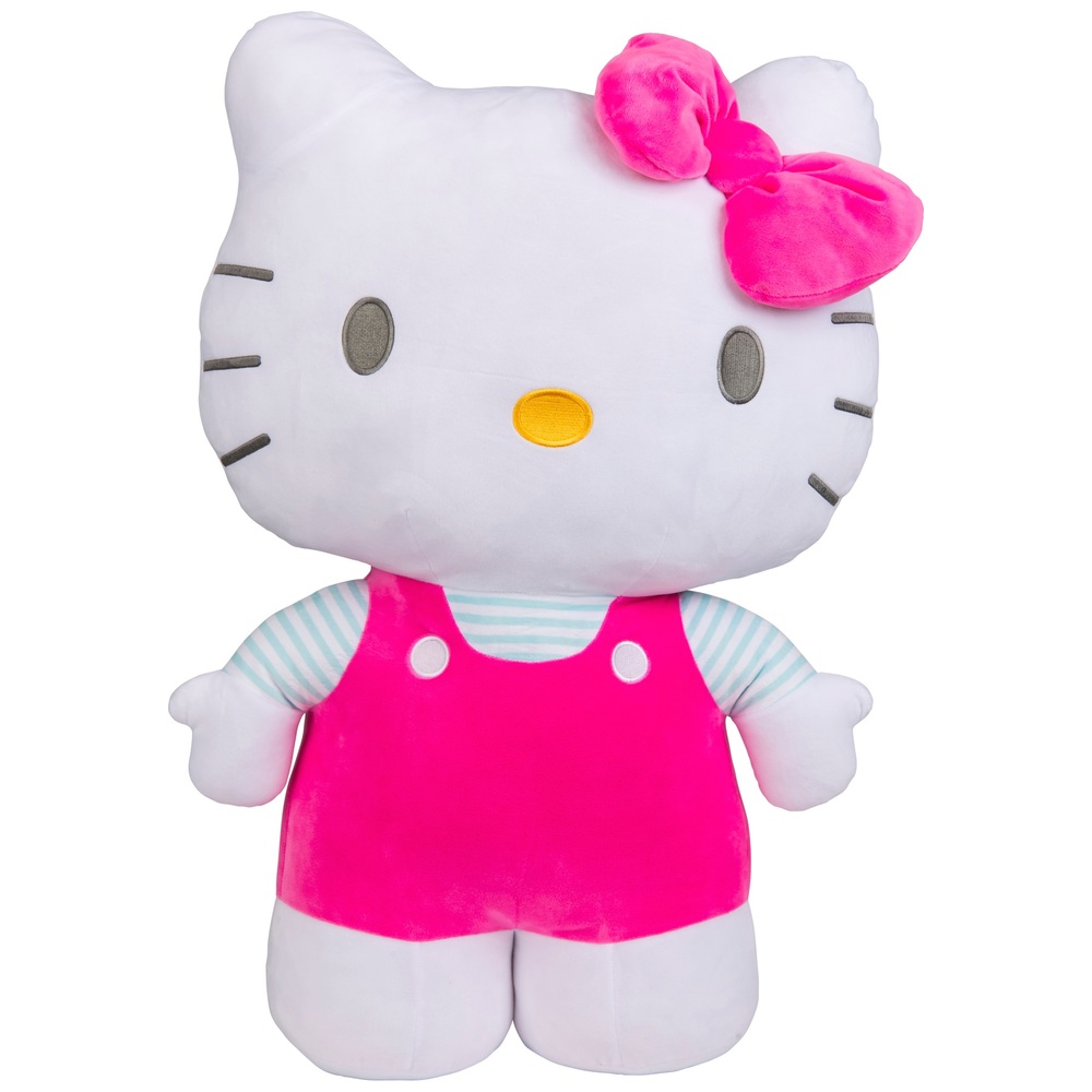 Hello Kitty Plush Pink Dress Hello Kitty 80cm | Smyths Toys UK