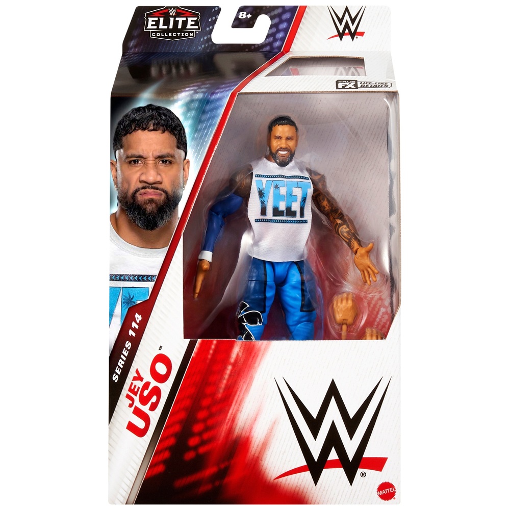 WWE Elite Collection Wrestling Figur 114 Jey Uso sortiert | Smyths Toys ...