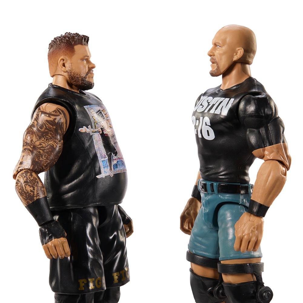 WWE Main Event Wrestling Figuren Stone Cold Owens 2er Set | Smyths Toys ...