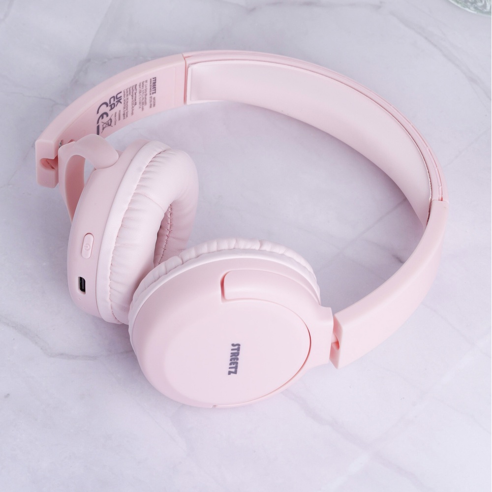 Streetz BT210 Bluetooth On Ear Headphones Pink | Smyths Toys UK