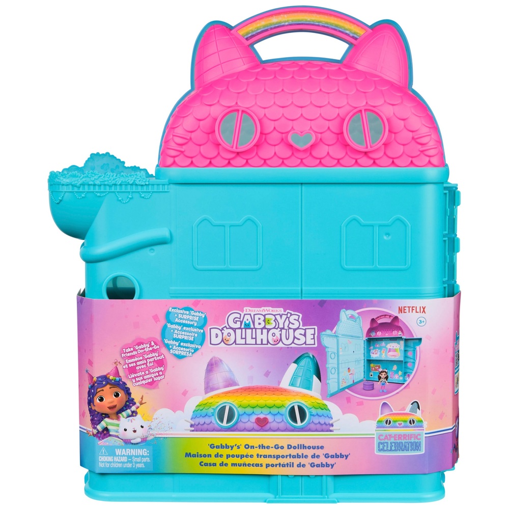 Gabby's Dollhouse Playset On-the-Go Doll House | Smyths Toys UK