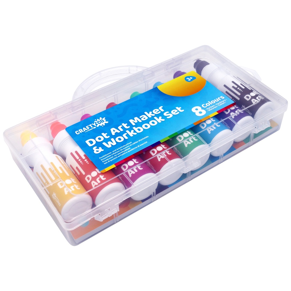 Crafty Co. Dot Art Marker Colouring Activity Workbook Set | Smyths Toys UK