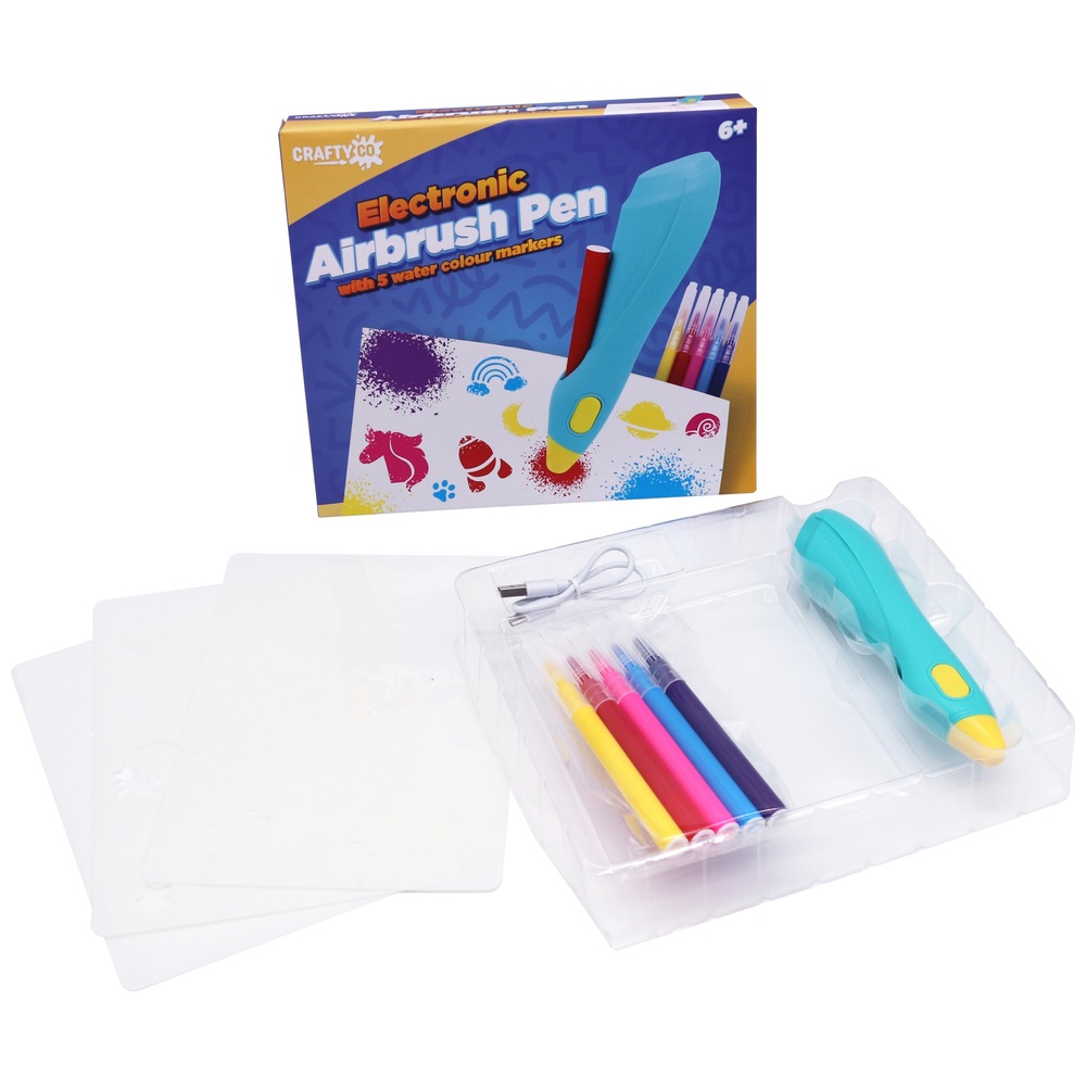 Crafty Co. Airbrush Art Electronic Pen Kit | Smyths Toys UK