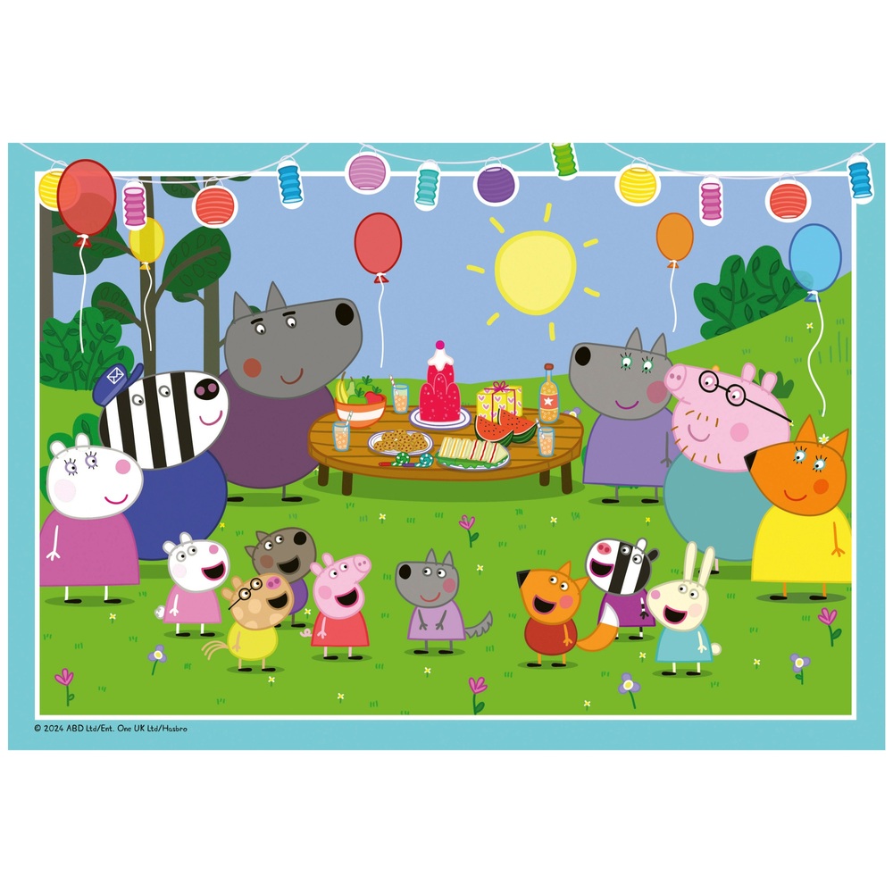 Ravensburger Puzzle Peppa Wutz Partyzeit! 2x24 Teile | Smyths Toys ...