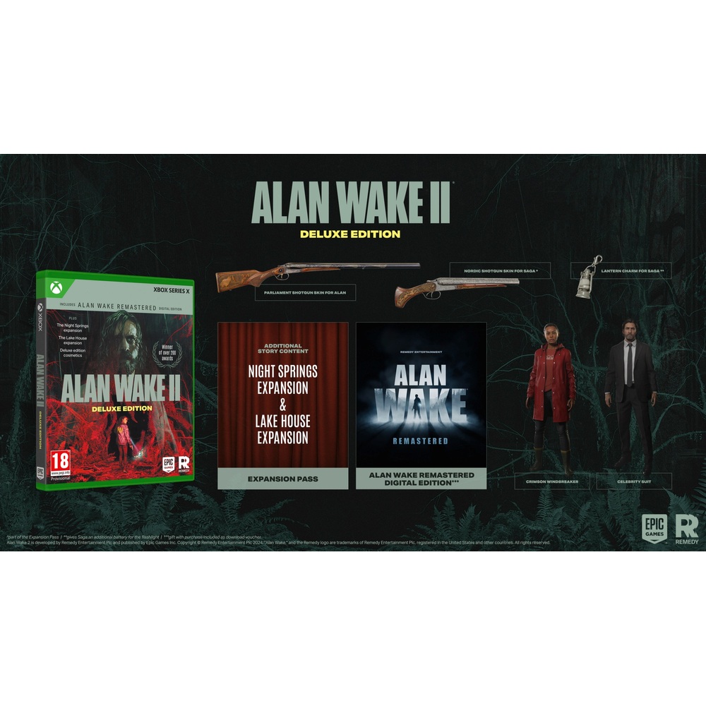 Alan Wake 2 Deluxe Edition Xbox Series X | Smyths Toys UK