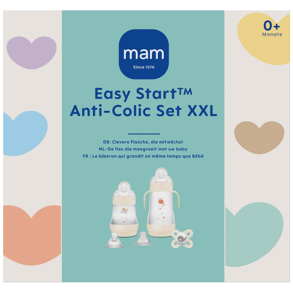 MAM Easy Start Anti-Colic Set XXL beige/zartrosa | Smyths Toys Deutschland