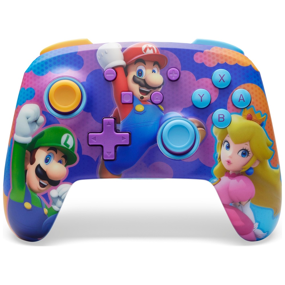 PowerA Nintendo Switch Enhanced Wired Controller Super Mario Color Splash Heroes Smyths Toys UK