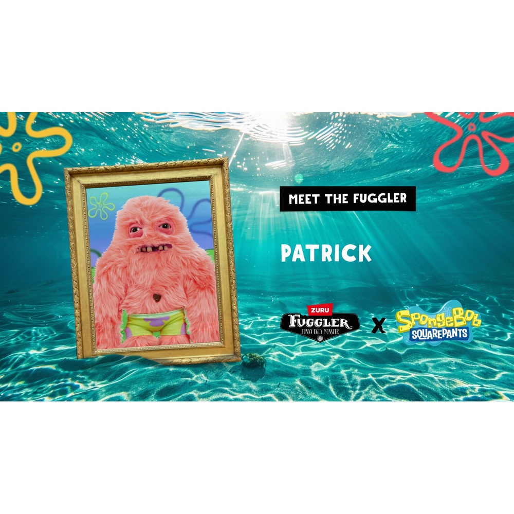 Fuggler x SpongeBob Schwammkopf Kuscheltier Patrick | Smyths Toys ...